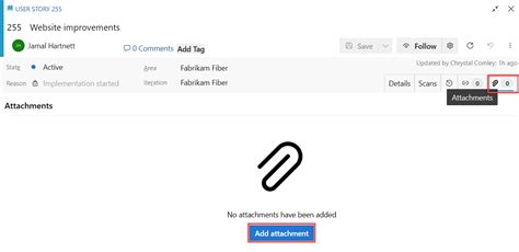 Verwalten Von Anlagen Für Arbeitsaufgaben Azure Boards Microsoft Learn