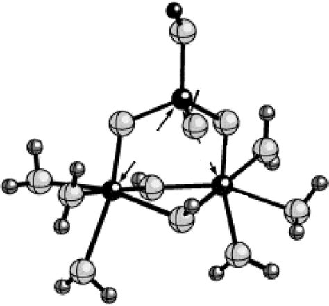 Vv Ab Initio Molecular Geometry Clusters A Vo 2 Oh 2 Bidentate