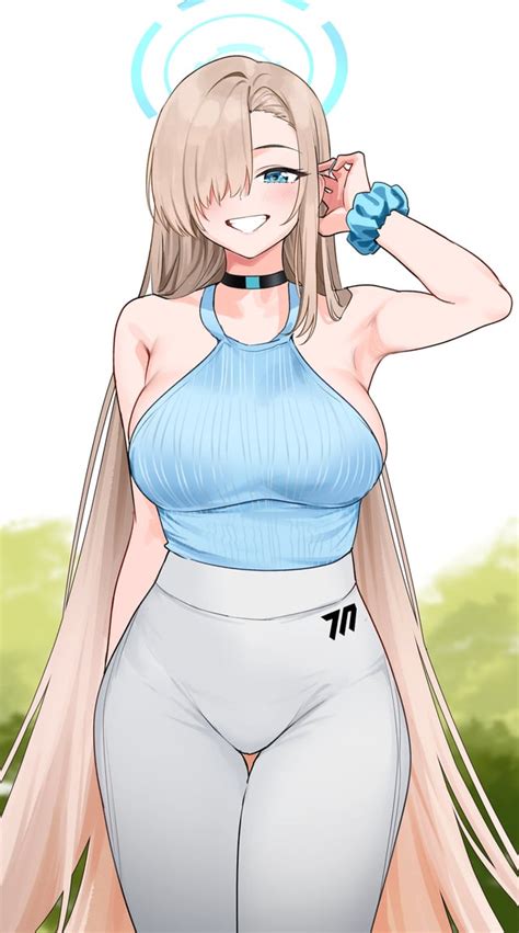 Asuna Ichinose Blue Archive Rthighdeology