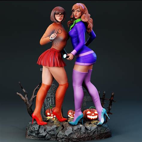 Desire Fx 3d Models Brunoart3d Daphne And Velma 3d Print Model Stl