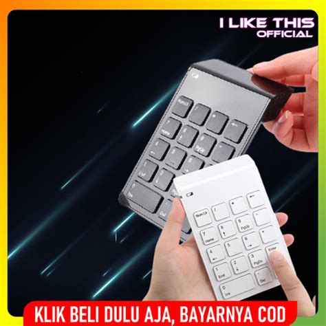 Jual Keyboard Keypad Numberic Wireless Portable Sensitive Keys Accuration Jakarta Selatan I