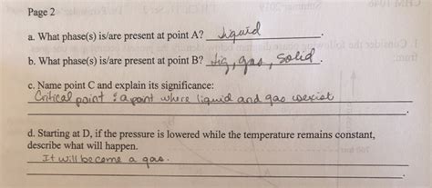 Solved Consider The Phase Diagram Shown Below D A Chegg