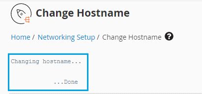 How To Change Hostname Of Server In WHM