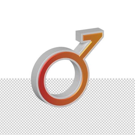 Le Genre Révèle Le Symbole De Genre 3d Vecteur Premium