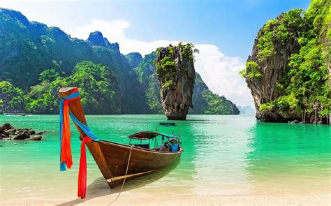 Phang Nga Bay Map Overview Of The National Marine Park