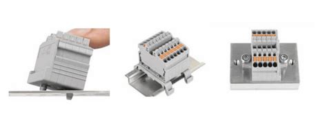 Space Saving Wago Mini Terminal Blocks 60 More Room On Din Rail Ebom