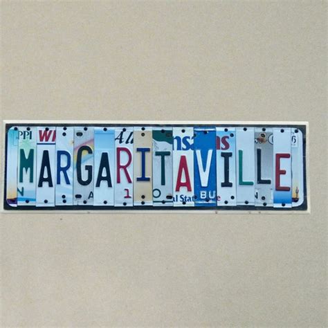 Custom Margaritaville Metal Sign Etsy