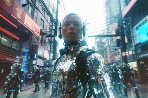 O Cyberpunk 2077 é Uma Versão Em Inglês Do Cyberpunk 2077 Vetor Premium