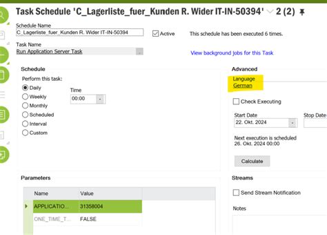Send Quick Report Via Application Server Task Always Expoerts In English Language Ifs Community