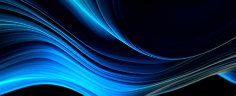 Premium AI Image Abstract Blue And Black Background Generative Ai