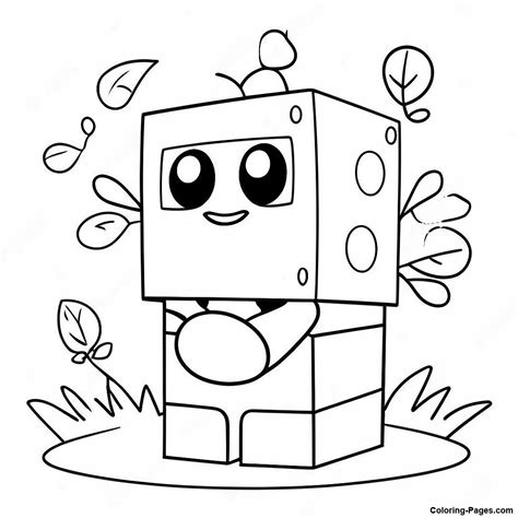 Alphablock E Coloring Page Coloring