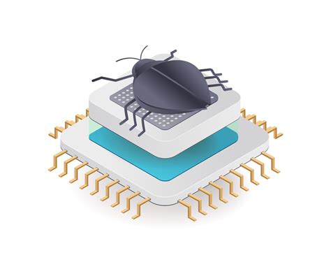malware virus attacks the chip 28583293 vector art at vecteezy