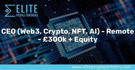 Ceo Web3 Crypto Nft Ai Remote £300k Equity Nick Bray
