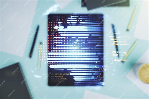 Premium Photo Double Exposure Of Abstract Programming Language