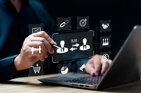 B2b B2b 마케팅 개념 비즈니스 회사 상거래 기술 사업가 계획 대상 공급망 전자 상거래 마케팅 전략 협업 실행 계획 판매 최적화 가상현실에 대한 스톡 사진 및 기타