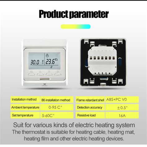 Lcd Programmable Smart Home Floor Heating Temperat Grandado