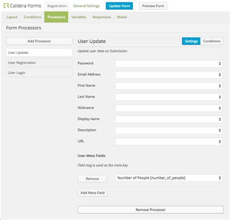 users wordpress form builder caldera forms
