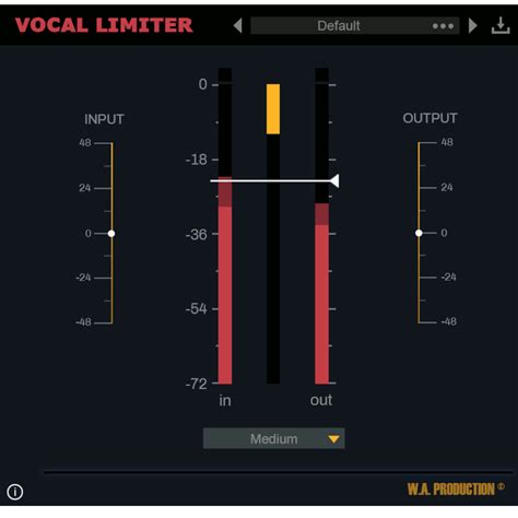 Vocal Limiter Plugin W A Production