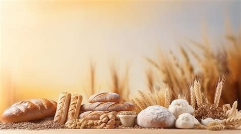 Premium Ai Image Bakery Items Background Hd 8k Wallpaper Stock