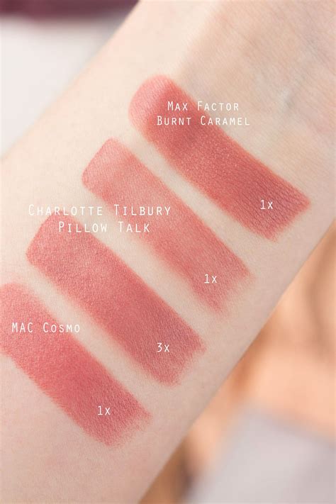 Charlotte Tilbury Pillow Talk Matte Revolution Lipstick Dupes All In