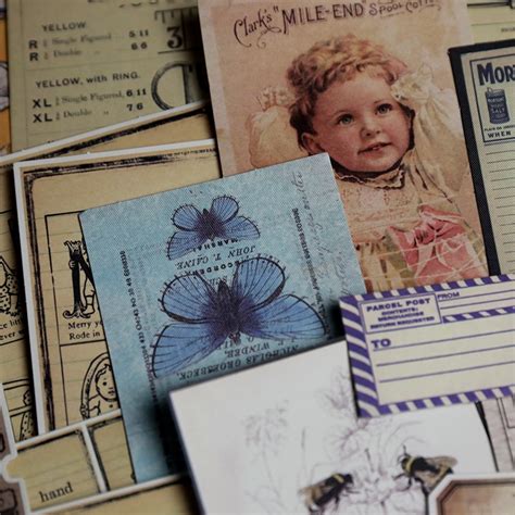 Ksccraft Винтажная Коллекция бумажных наклеек для скрапбукинга Diy проектов фотоальбомов