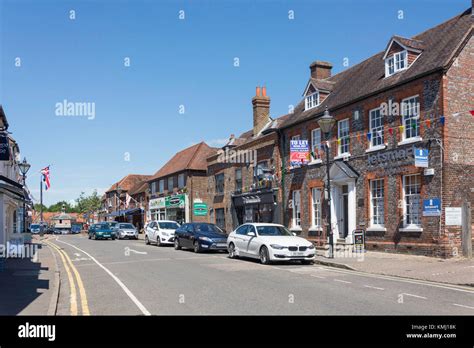 High Street Princes Risborough Buckinghamshire Town Centre Shops Hi Res
