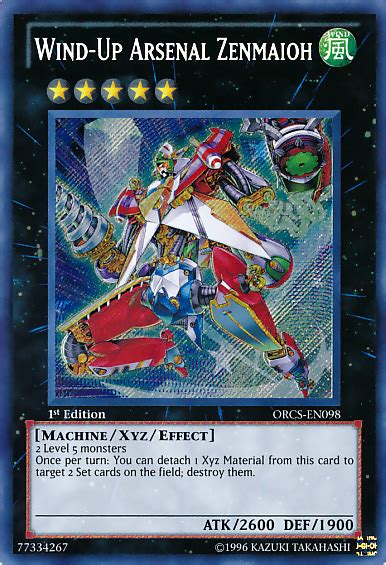 Wind Up Arsenal Zenmaioh Yu Gi Oh Fandom Powered By Wikia