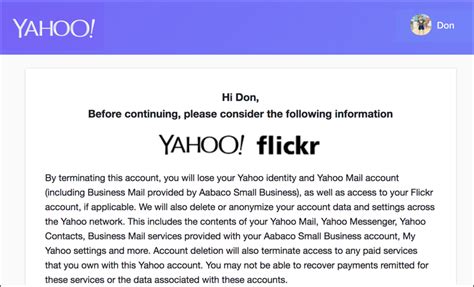 How Can I Delete My Yahoo Mail Account