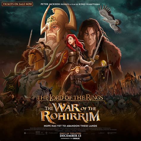 Before The War Of The Ring There Was The War Of The Rohirrim Tickets For The Lord Of The Rings