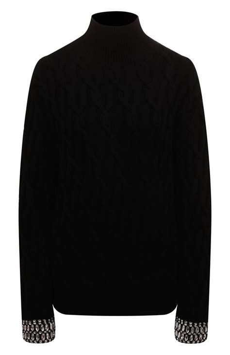 Женский черный кашемировый свитер Yanina купить в интернет магазине ЦУМ арт T 2756c