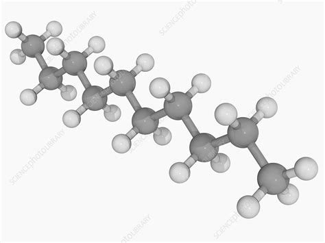 Decane Molecule Stock Image F004 6289 Science Photo Library