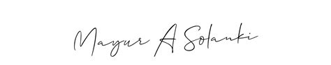 97 Mayur A Solanki Name Signature Style Ideas Super Autograph