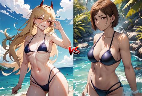 Nobara Vs Power Sexfight Catfight By Strawhat2099 On Deviantart