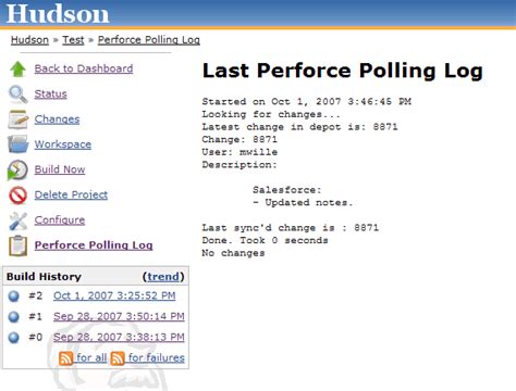 Jenkins Perforce Plugin