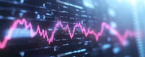Close Up View Of Digital Screen Showing Dynamic Data Patterns And