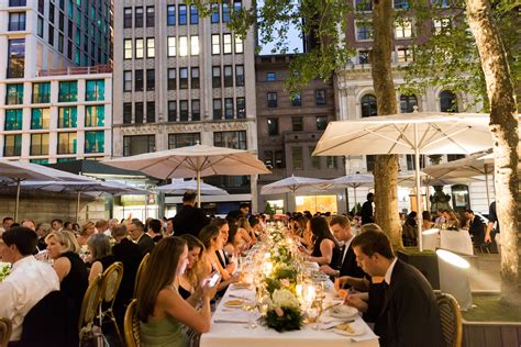 Bryant Park Grill New York Private Dining Rehearsal Dinners