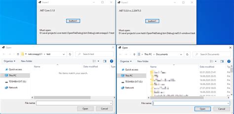 Filedialog Initialdirectory Does Not Work Issue Dotnet