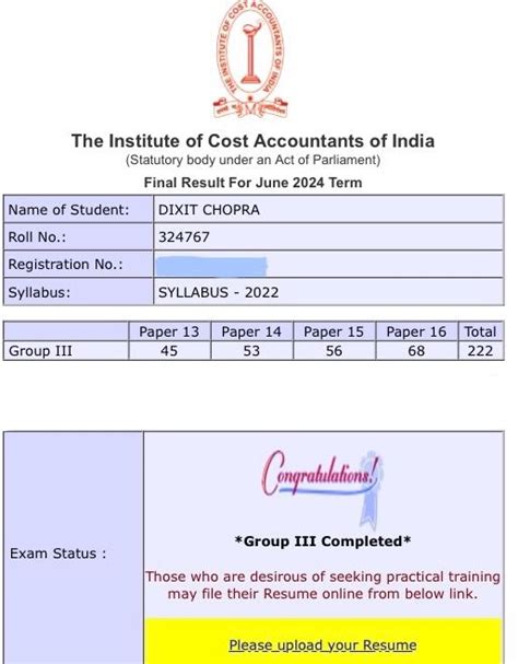 Dixit Chopra On Linkedin Cmafinal Achievement Hardwork