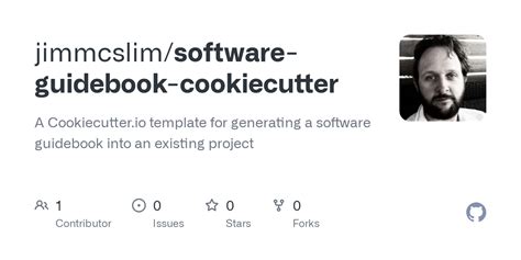 Github Jimmcslimsoftware Guidebook Cookiecutter A