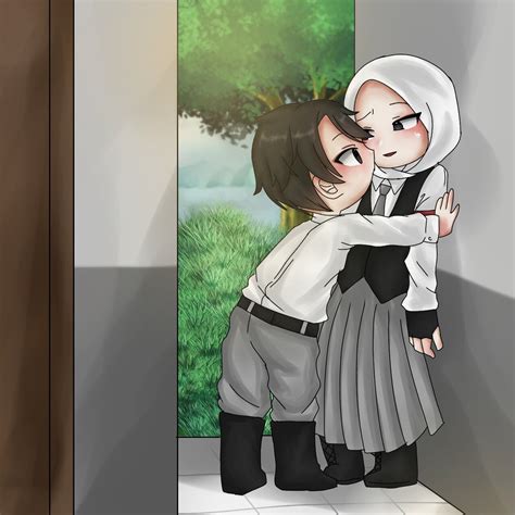 Ketika Adek Kelas Menyukai Kakak Kelas Be Like Gambar Animasi Kartun Ilustrasi Karakter
