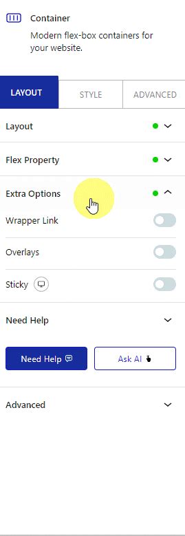 How To Add A Container In WordPress Nexter WP