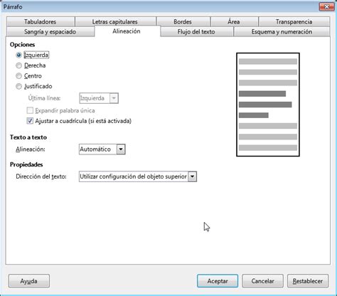 Formatos De Párrafo Formato De Texto Con Libreoffice Writer