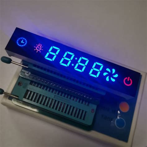 Customized Blue Red Yellow Segment Led Display Module For Kitchen