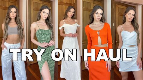 TRY ON HAUL ZARA SUMMER YouTube