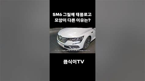 르노 Sm6 그릴에 태풍로고 모양이 다른 이유 Youtube