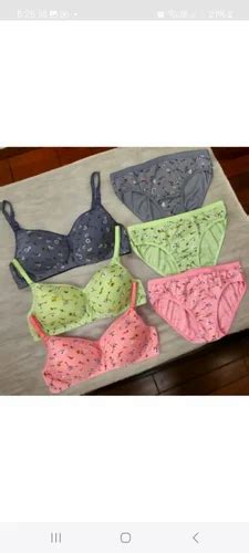 Cotton Padded Bra Panty Set At ₹ 100 Set In New Delhi Id 2854100482833