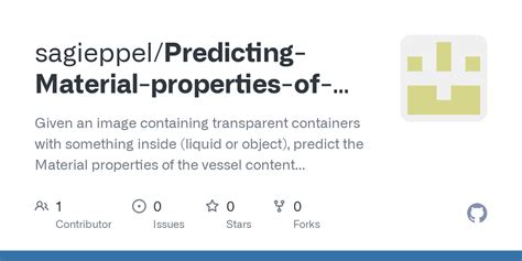 Github Sagieppelpredicting Material Properties Of Objects And