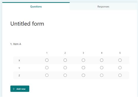 Multiple Scales For Survey Quiz Items In Ms Forms Microsoft Qanda
