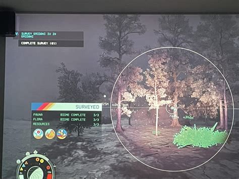 Survey Eridian Iv In Eridiani Complete But Complete Survey In Mission