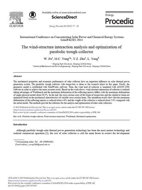 The Wind Structure Interaction Analysis And Optimization Of 2015 Energy Pro Pdf Mirror